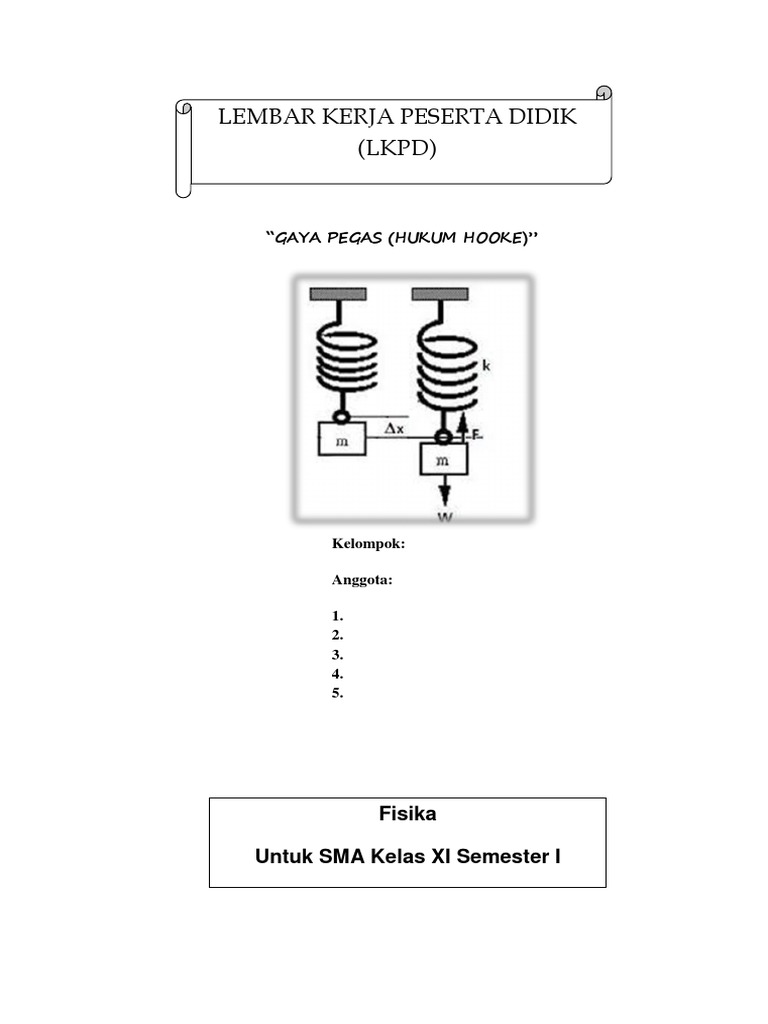 LKPD Gaya Pegas | PDF