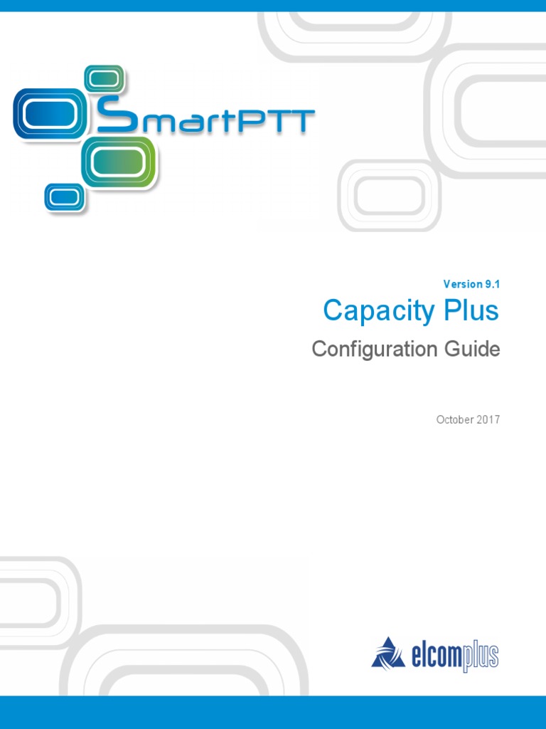 Capacity Plus Configuration Guide 9.1 | PDF | Computer Network | Radio