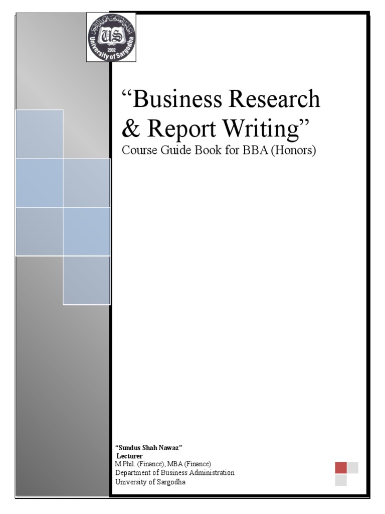Business Research Course Guide Book | PDF | Sampling (Statistics ...