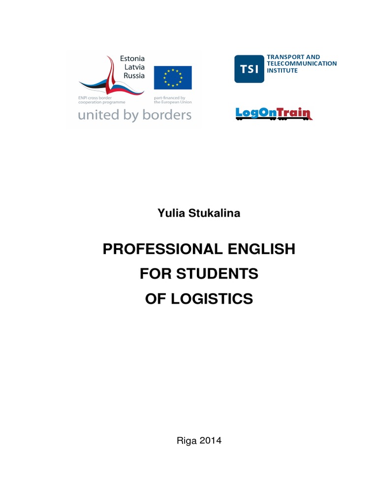 Professional English For Students of Logistics PDF | PDF | Logistics ...