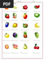 Excel Fruit Stand Simple Bar Chart Example | PDF