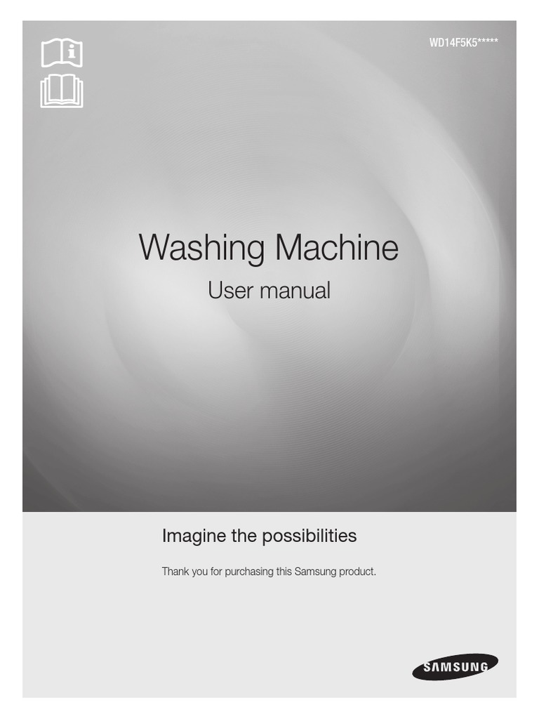 Samsing Washing Machine Manual | PDF | Ac Power Plugs And Sockets ...
