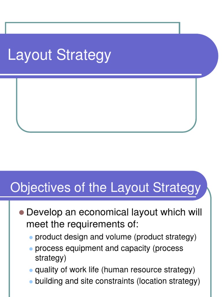 Layout Strategy | PDF | Warehouse | Inventory