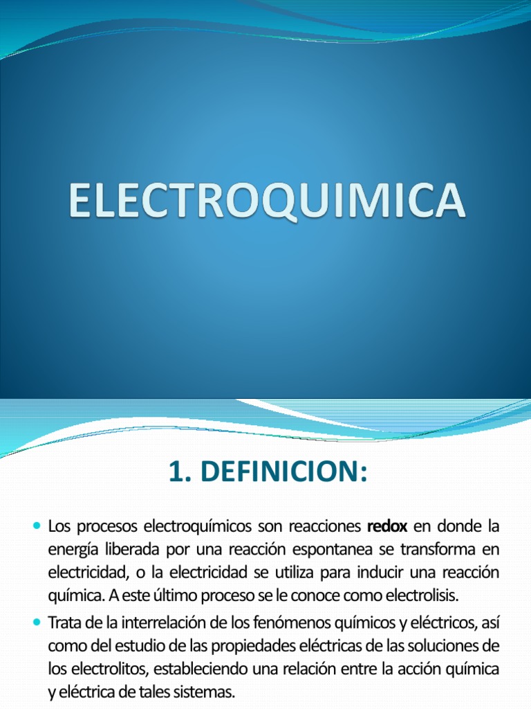 Electro Qui Mica | PDF | Electroquímica | Batería (electricidad)