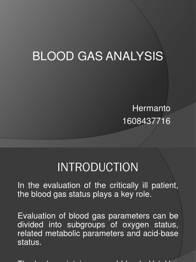 AGD PPT Hermanto | PDF | Artery | Blood