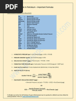 IWCF Formula Sheet - API | PDF | Continuum Mechanics | Civil Engineering