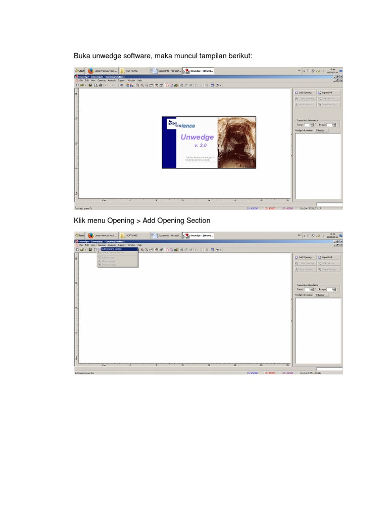 Tahapan Desain Baji Dengan Unwedge Software | PDF