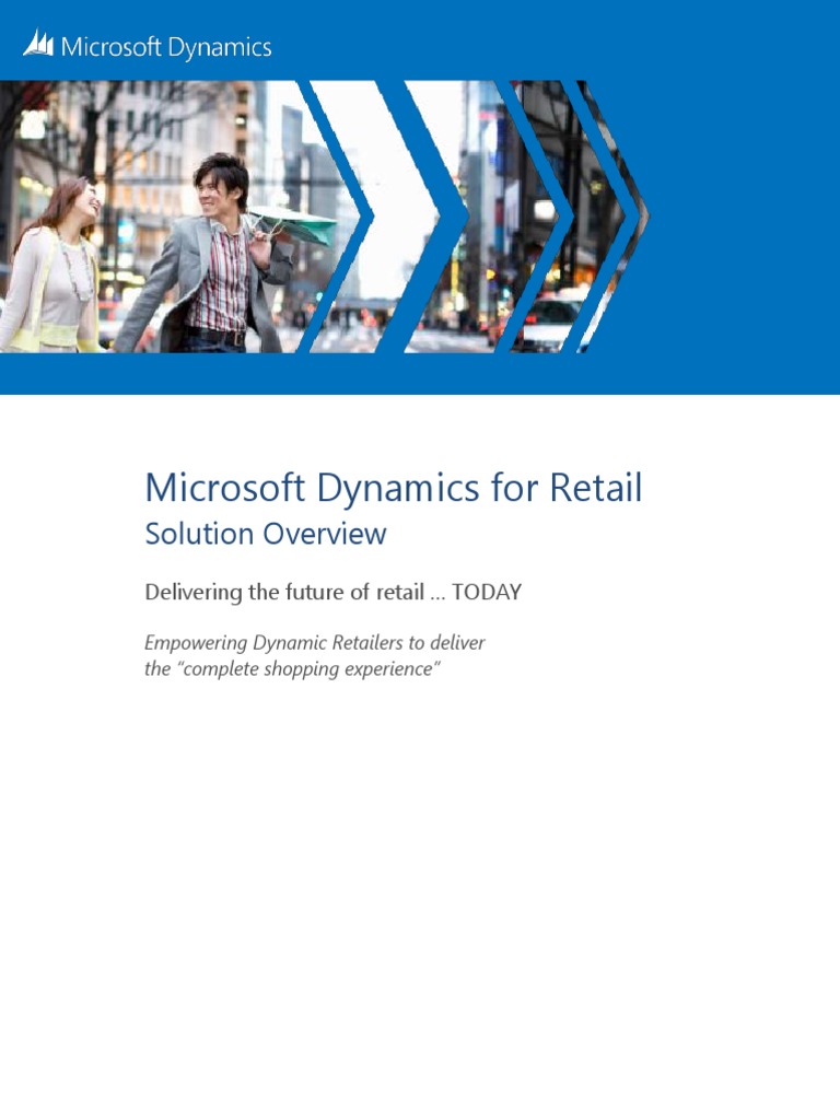 Microsoft Dynamics Retail Solution Overview | PDF | Point Of Sale | Retail