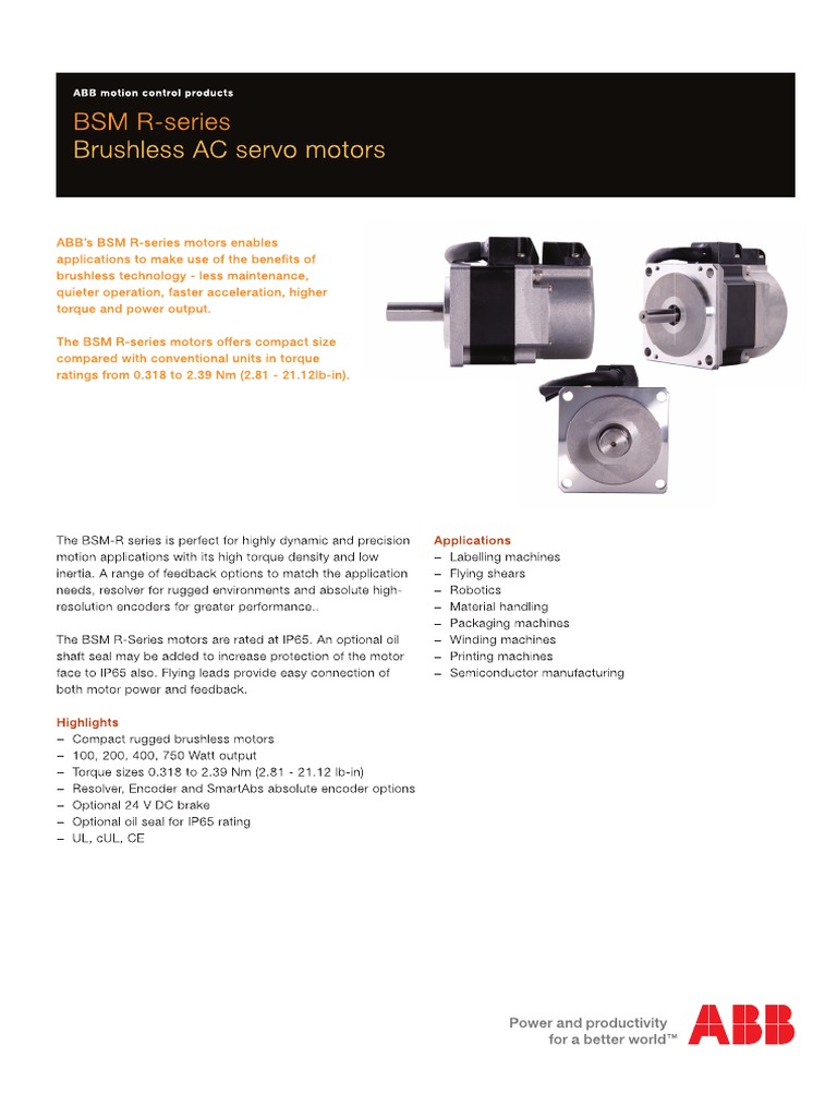 BSM R Series | PDF | Root Mean Square | Mechanical Engineering