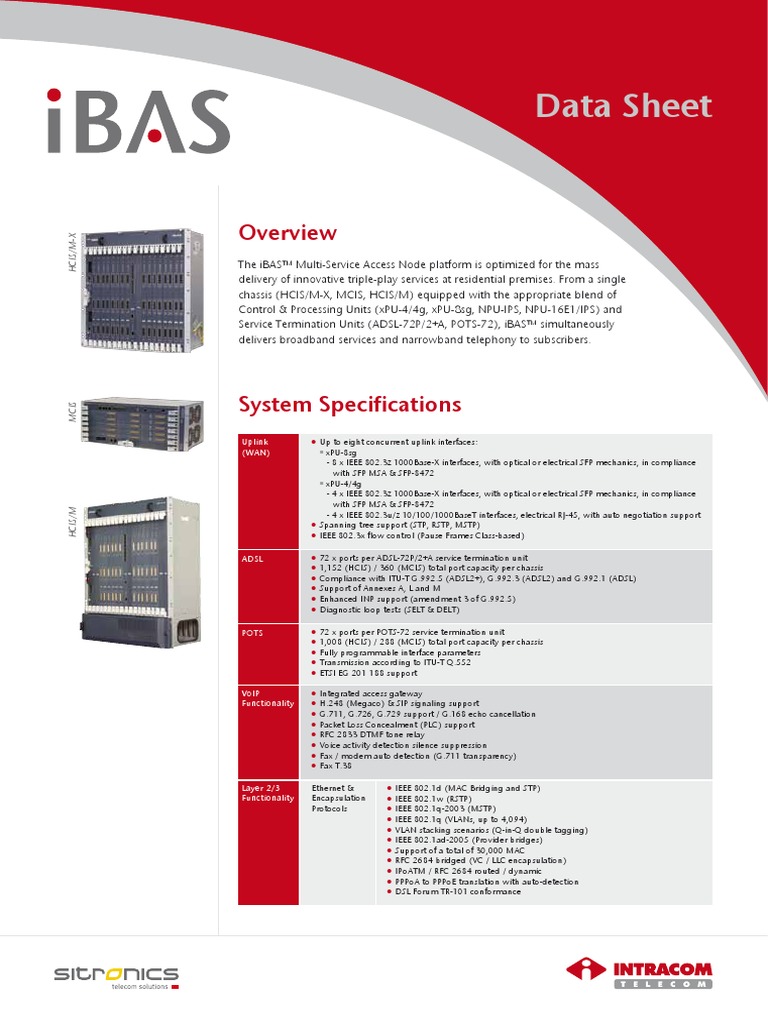 Data Sheet: Uplink (WAN) | PDF | Data Transmission | Communications ...