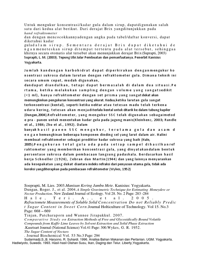 Hand Refractometer | PDF