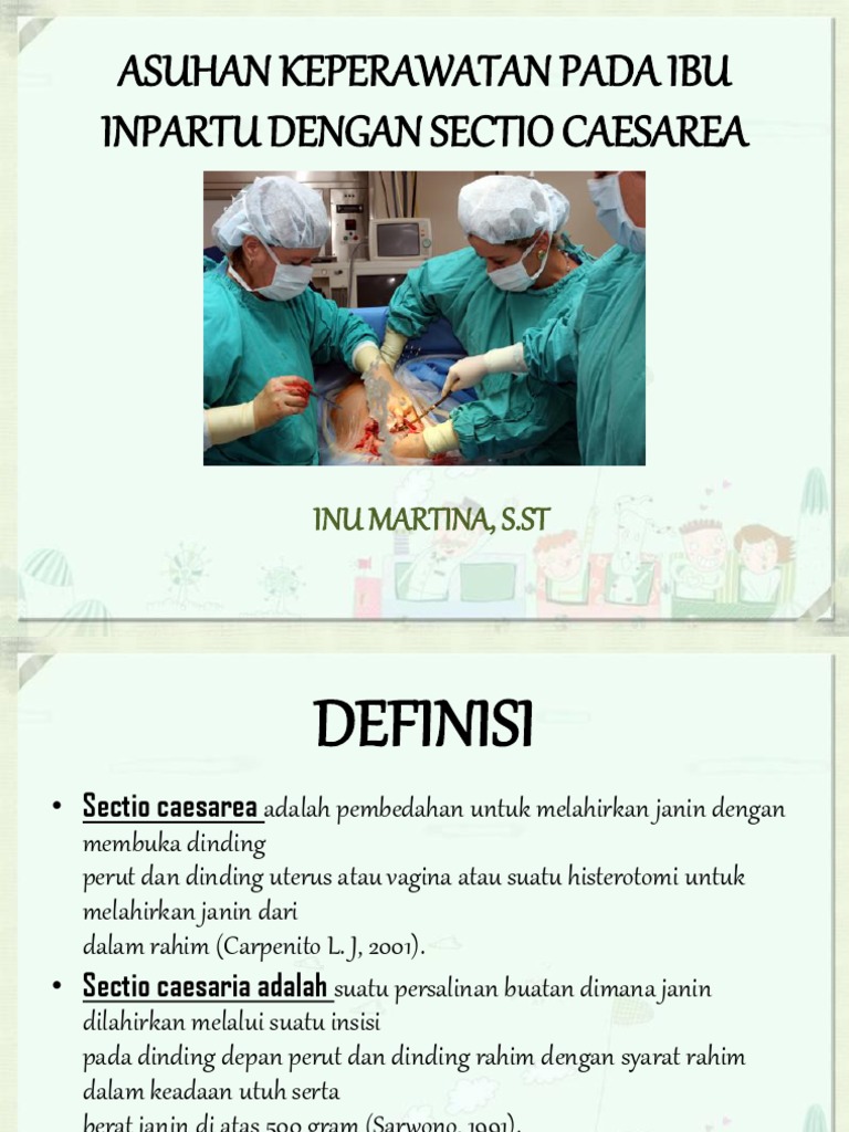Askep Sectio Caesarea | PDF