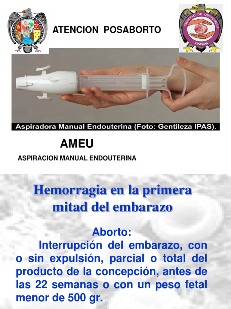 AMEU | El embarazo | Aborto