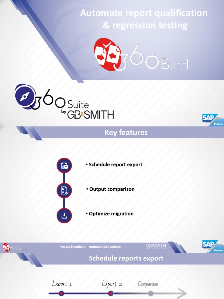 360bind For Sap Businessobjects Automated Regression Testing Pdf Regression Analysis
