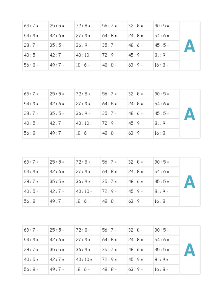 Delenje Dvocifren So Ednocifren | PDF