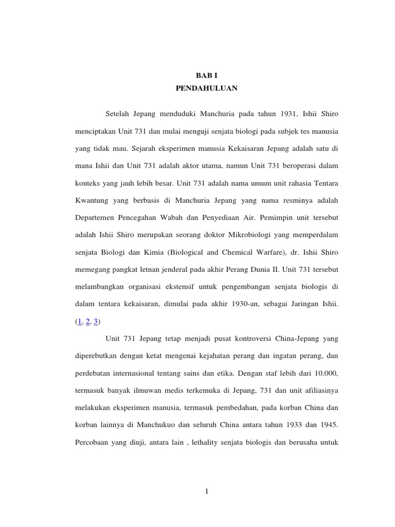 Unit 731 | PDF