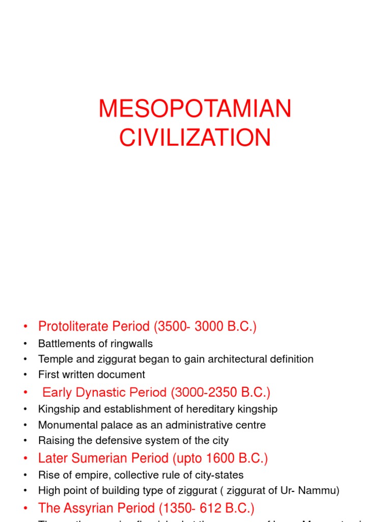 The Rise and Influence of Ancient Mesopotamian Civilization: An ...