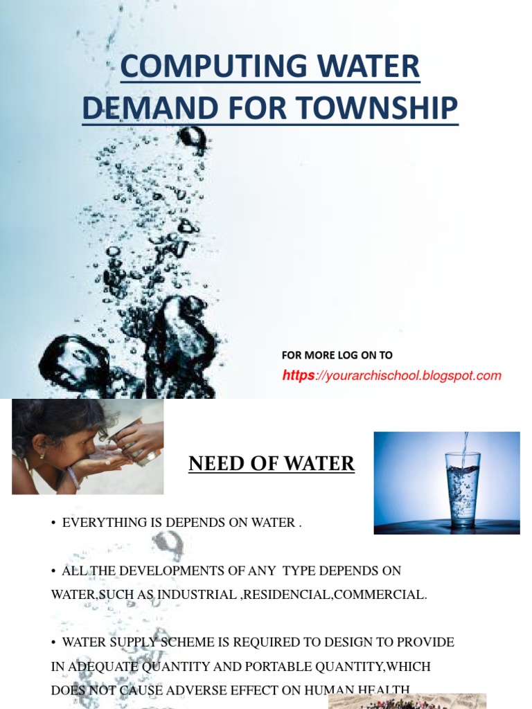 Water Demand | PDF | Plumbing | Household