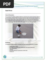 Sand Patch Test | PDF | Sand | Road Surface