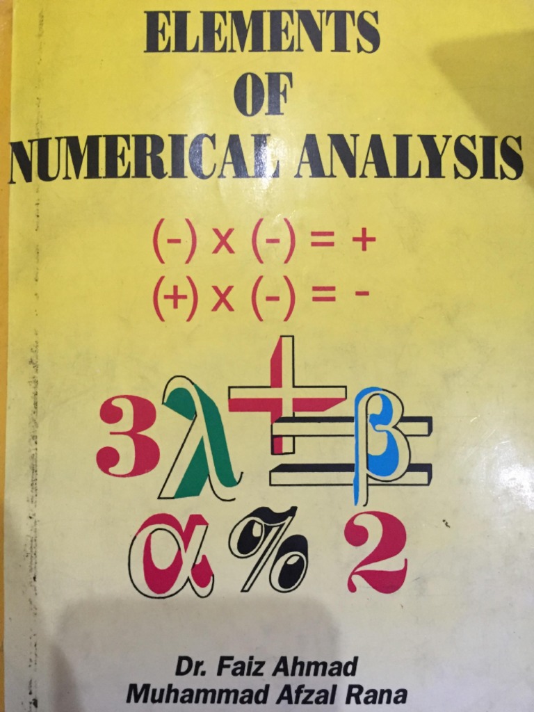 Elements of Numerical Computing by Faiz Ahmed | PDF