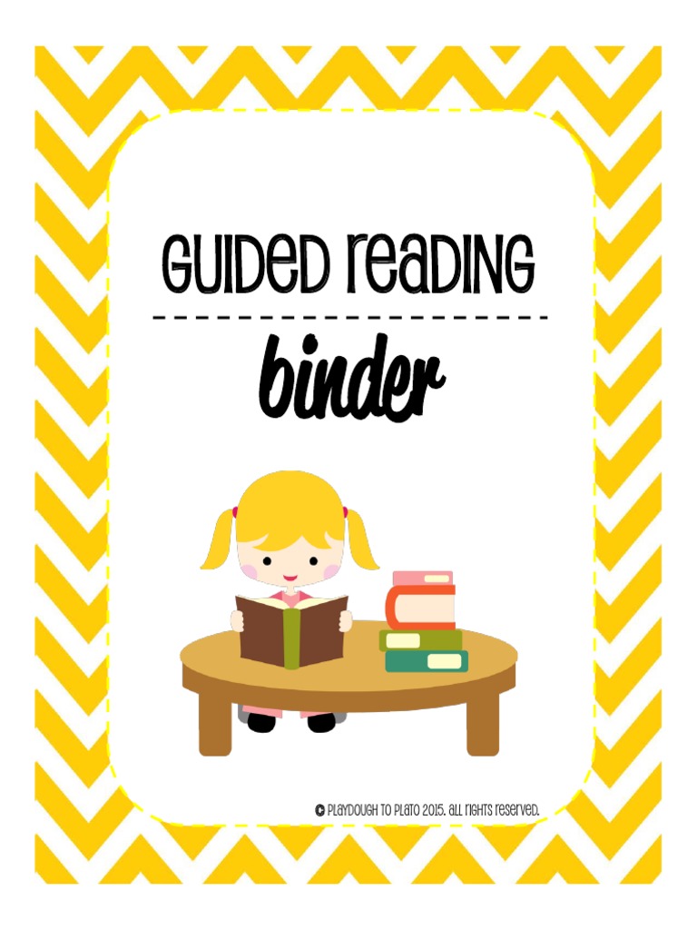 Guided Reading Binder | Bookbinding | Educational Assessment