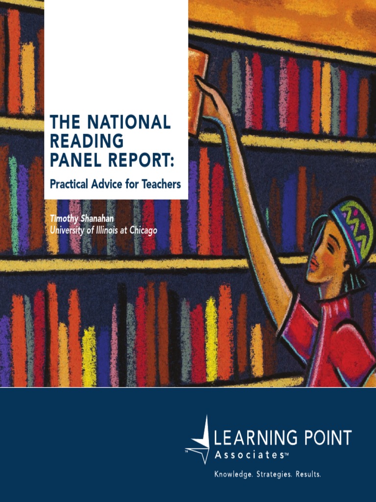 Shanahan National Reading Panel Report Advice For Teachers | PDF ...