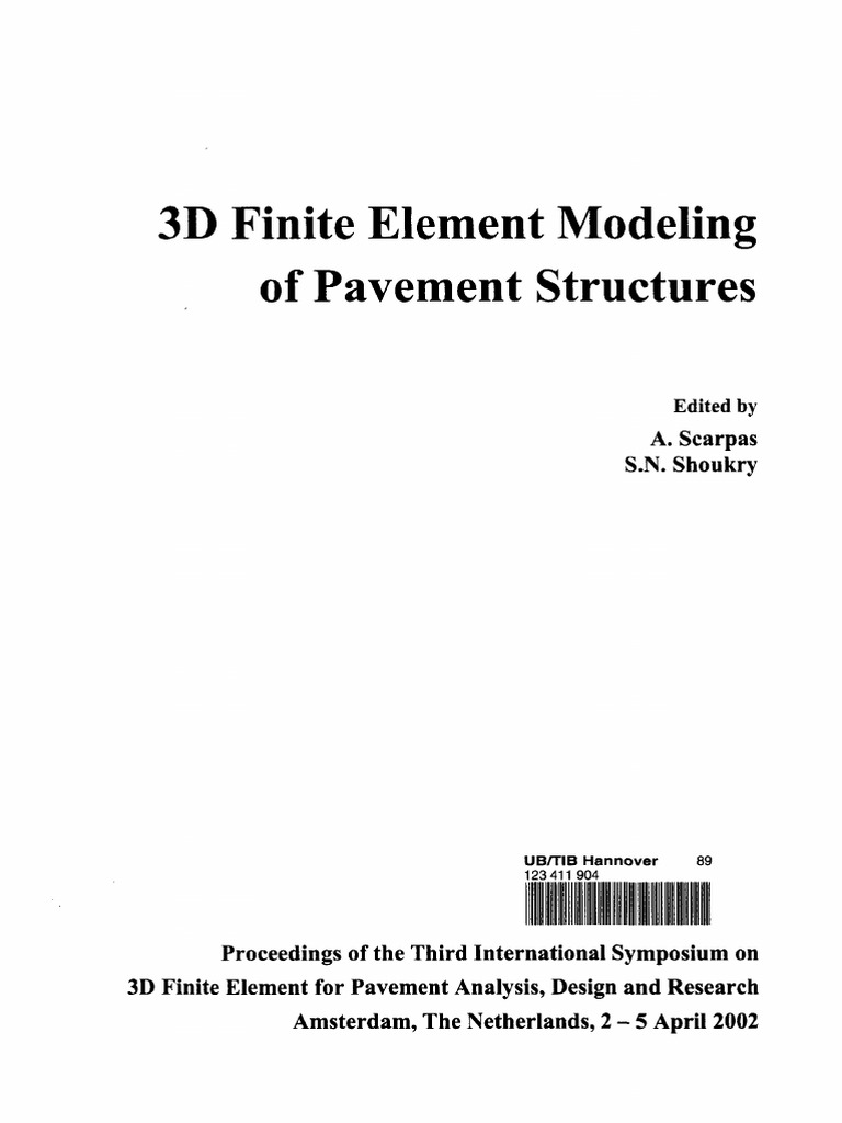 3D Finite Element Pavement Analysis | PDF | Road Surface | Finite ...