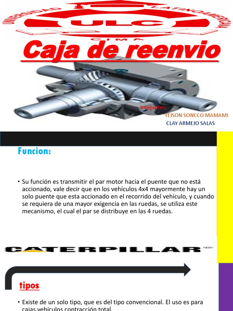Caja de Reenvio | PDF | Tracción en las cuatro ruedas | Transmisión (Mecánica)