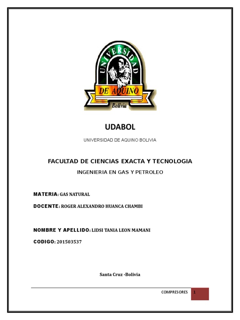 UDABOL | PDF | Gases | Tecnologías de gas
