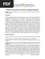 Brown's Grammatical Morphemes Chart | PDF