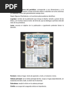 Estructura de un Periódico | PDF | Periódicos | Comunicación humana