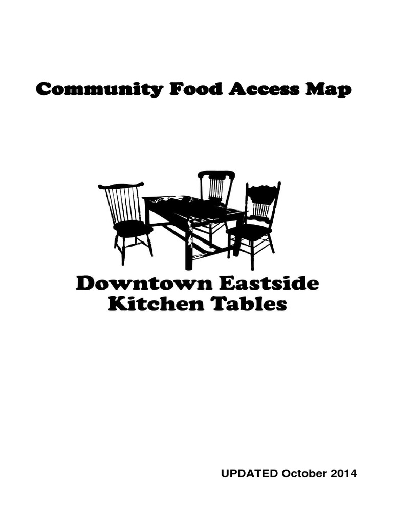 DTES Community Meal Guide | PDF | Meal | Lunch