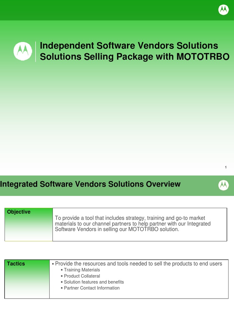 Motorola ISV Applications | PDF | Web Application | Computer Network