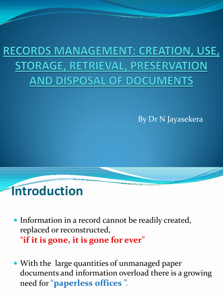 Records Management