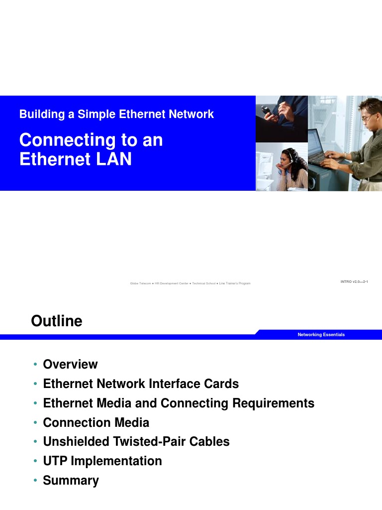 Simple Ethernet Network Setup Guide | PDF | Ethernet | Network ...
