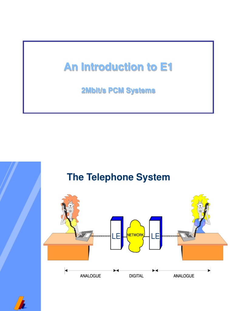 An Introduction To E1 2mbit/s PCM Systems | PDF | Electronics | Networks