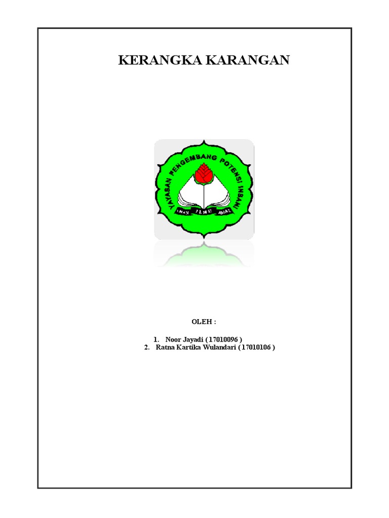 Makalah Kerangka Karangan | PDF Makalah Kerangka Karangan | PDF