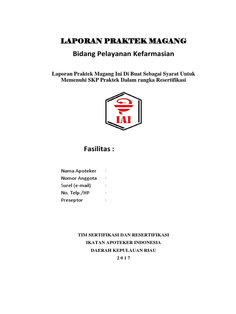 Format Laporan Magang | PDF