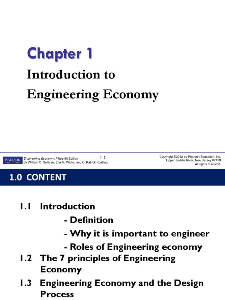 Chapter 1 - Introduction To Engineering Economy | PDF | Engineering ...