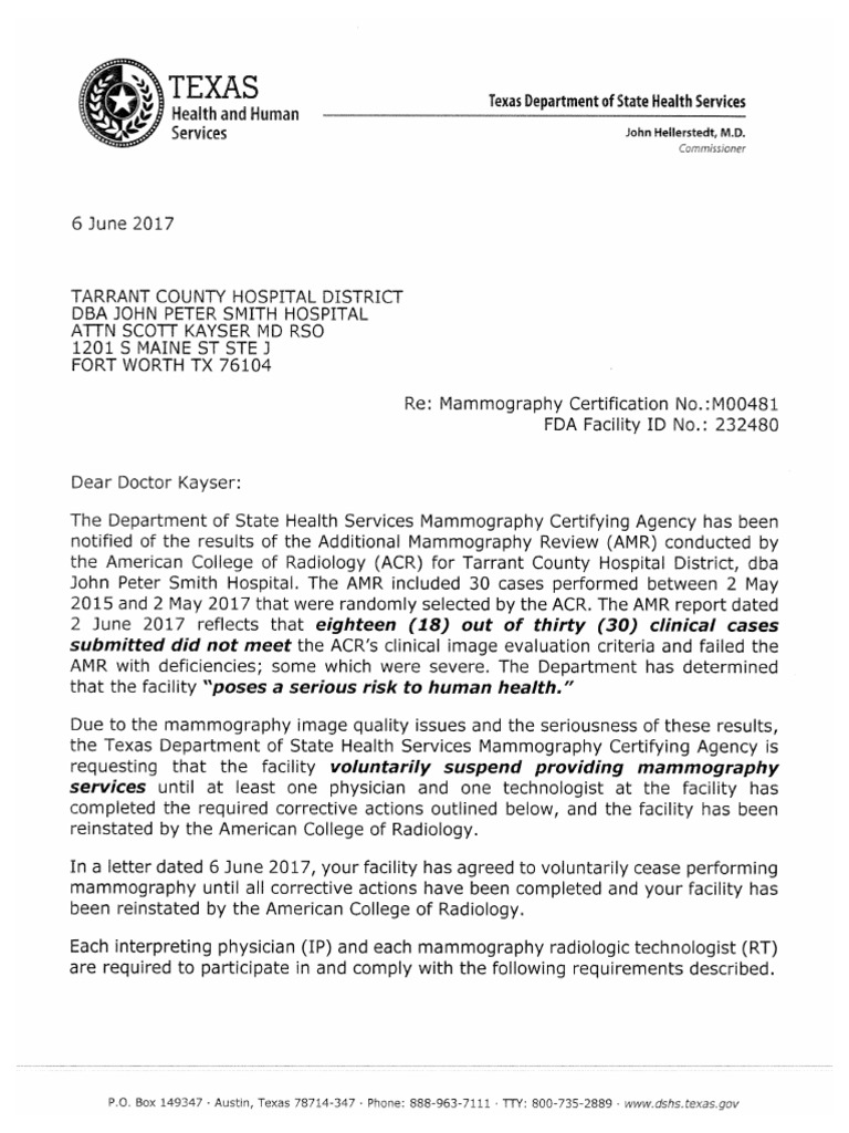 State Letter To JPS | PDF