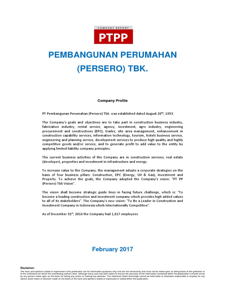 PTPP | PDF | Revenue | Financial Accounting