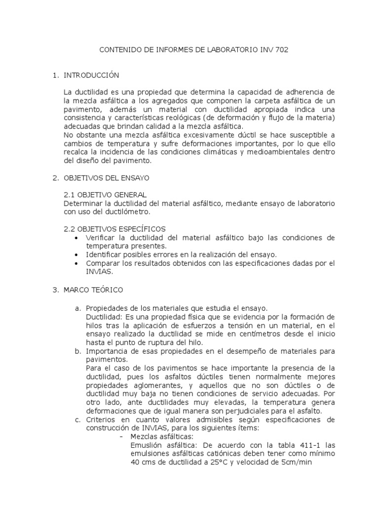 Inv e 702 Ductilidad | PDF | Ductilidad | Temperatura Inv e 702 Ductilidad | PDF | Ductilidad | Temperatura