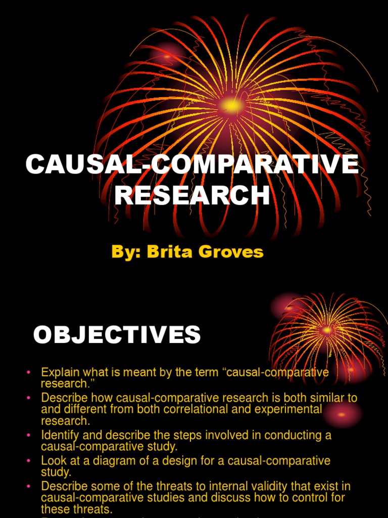 Causal-Comparative Research Guide | PDF | Causality | Experiment
