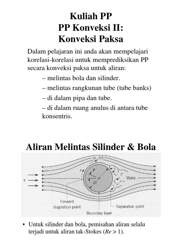 Perpindahan Panas Konveksi Paksa | PDF