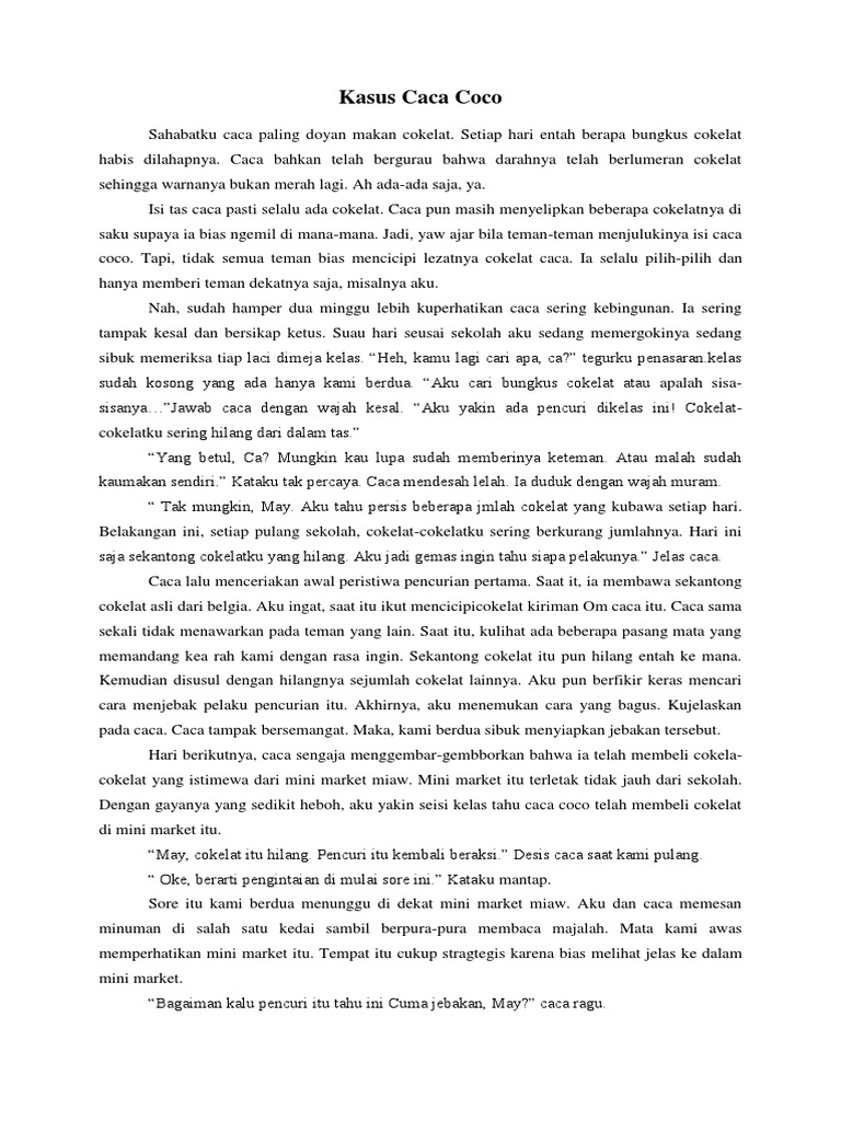 Kasus Caca Coco | PDF