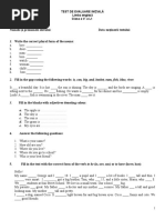 KG3 English Worksheet | PDF | Linguistics