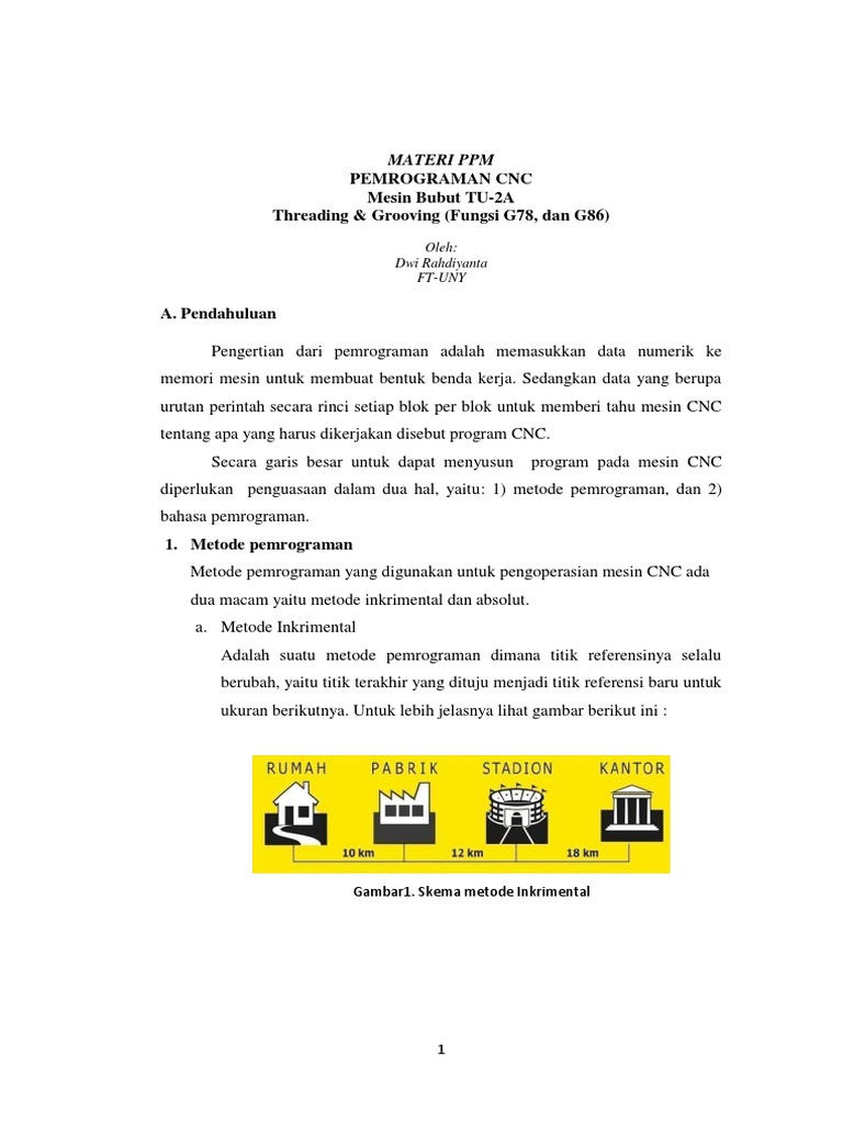 Pemrograman CNC Tu 2a Threading Grooving PDF | PDF | Teknologi & Rekayasa