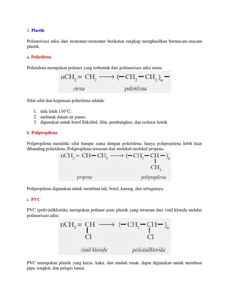 Struktur Polimer | PDF