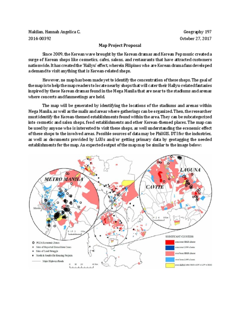 Geog197 Map Proposal | PDF | Social Science