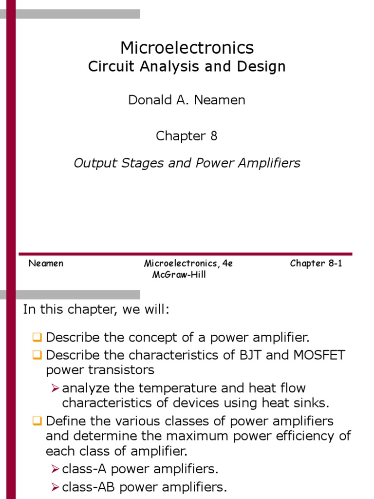 Microelectronics: Circuit Analysis and Design | PDF | Amplifier ...
